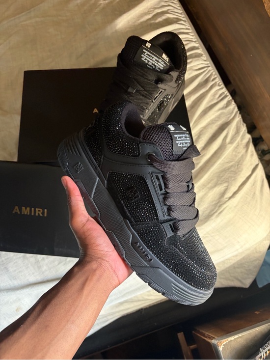 AMIRI | Shoes | Black Rhinestone Amiri Ma Size 12 | Poshmark